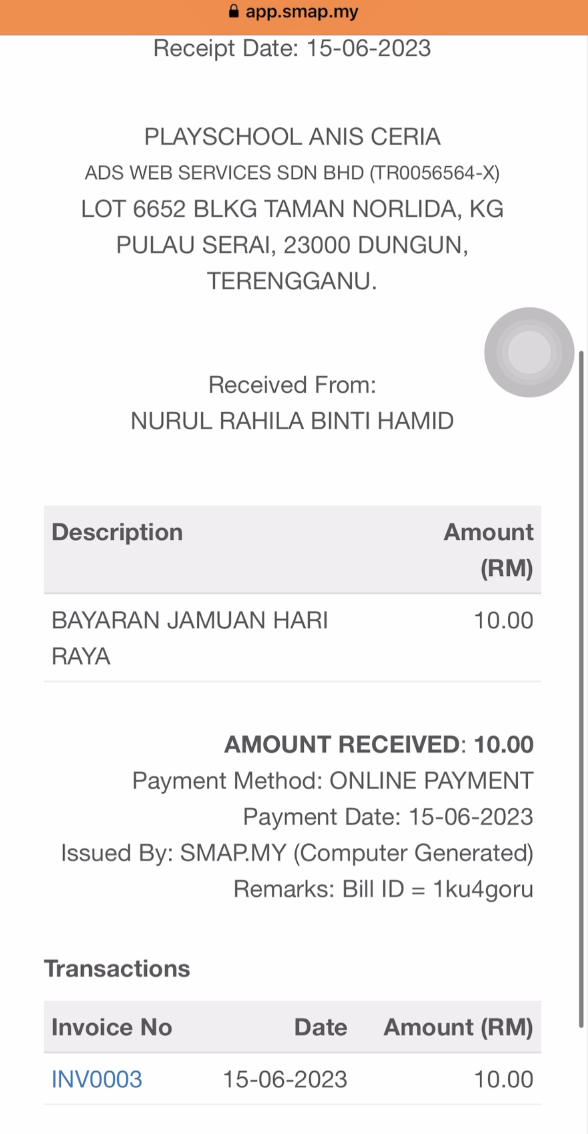 Panduan Pembayaran Secara Online | SMAP
