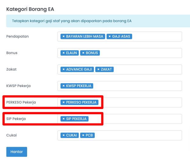 BORANG EA (EA FORM) | SMAP