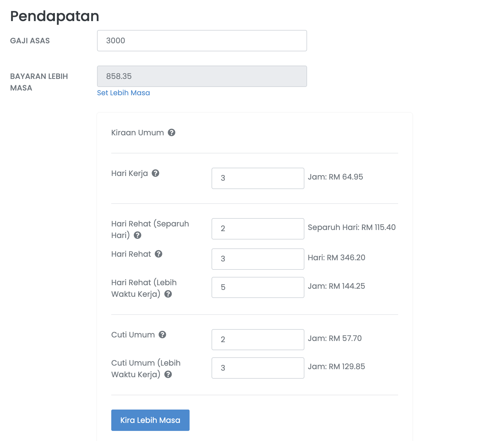 Lebih Masa Staf | SMAP