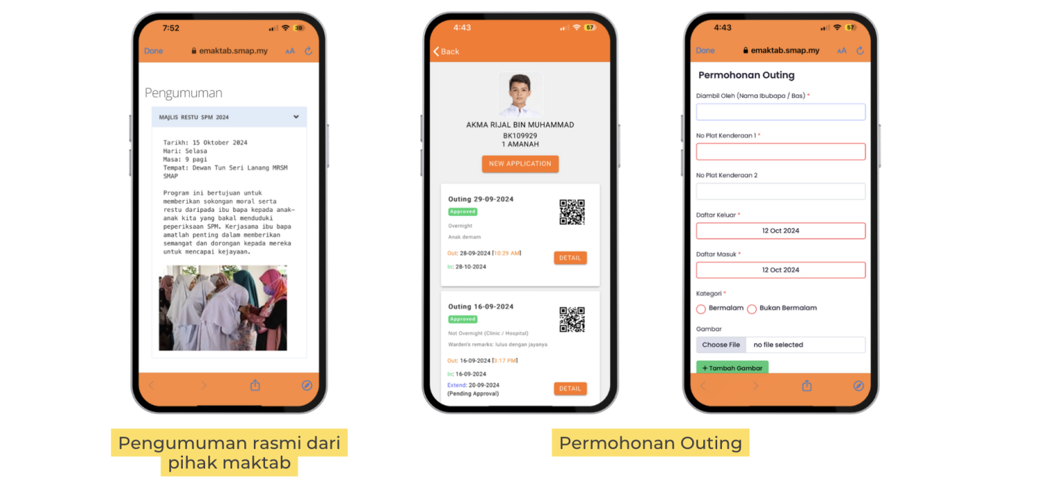 SMAP | Sistem Maklumat Pelajar & Pengurusan