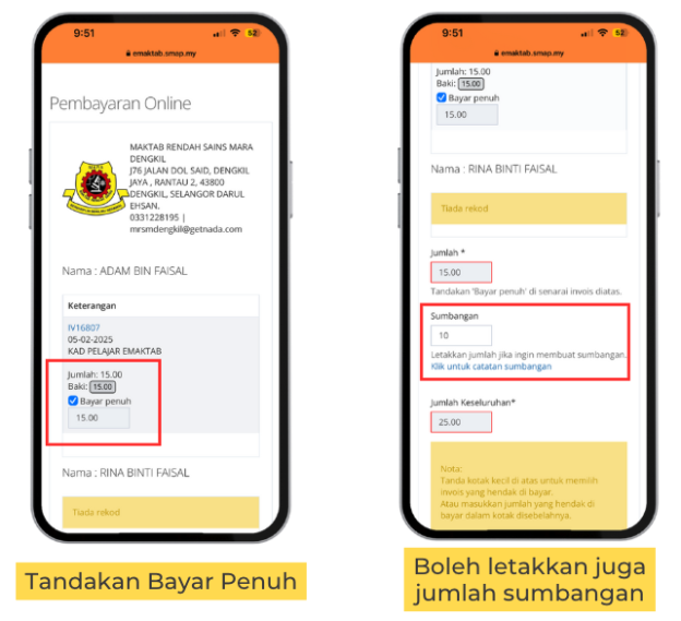 Mobile App eMaktab Parents | SMAP