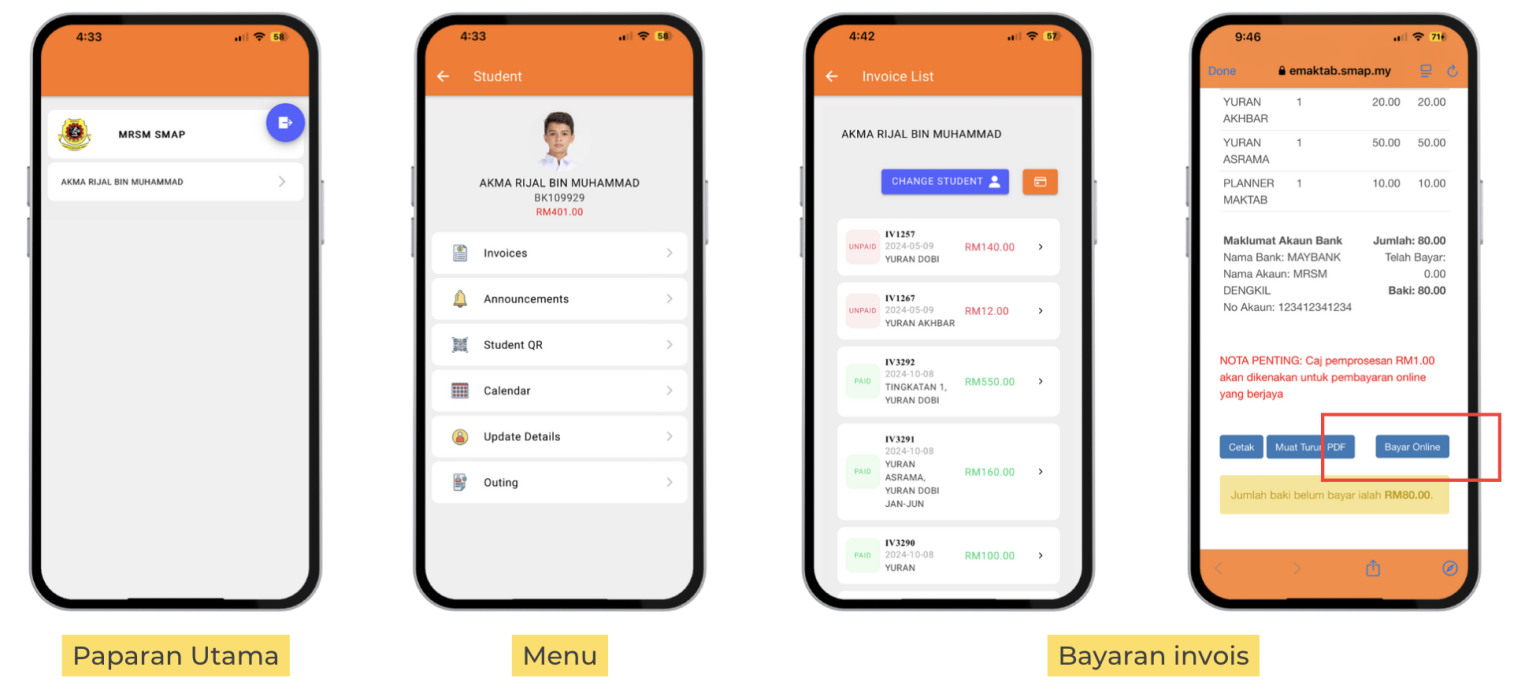 SMAP | Sistem Maklumat Pelajar & Pengurusan